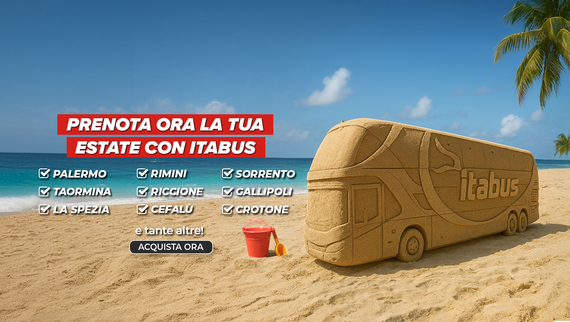 Itabus | Viaggia in autobus | Offerte e Biglietti da 1,59€